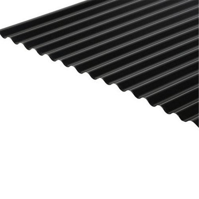 PACK OF 10 (Total 10 Units) - 0.7mm Metal Corrugated Roof Sheet (13/3 ...