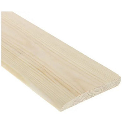 PACK OF 10 (Total 10 Units) - 14.5mm PEFC Redwood Chamfered & Pencil ...