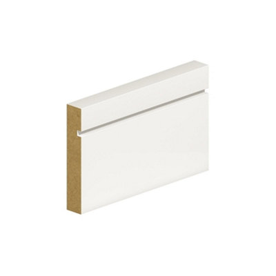 PACK OF 10 (Total 10 Units) - 18mm Thick Primed MDF Single Groove ...