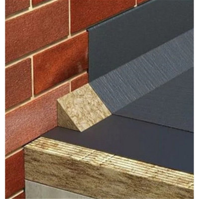 PACK OF 10(Total 10 Units)-47mm x 50mm (2x2")(45mm x 45mm Finish) Tri Fillet Triangular Timber-2 ...