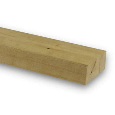 PACK OF 10 (Total 10 Units) - 75mm x 150mm (6" x 3") Sawn Redwood ...