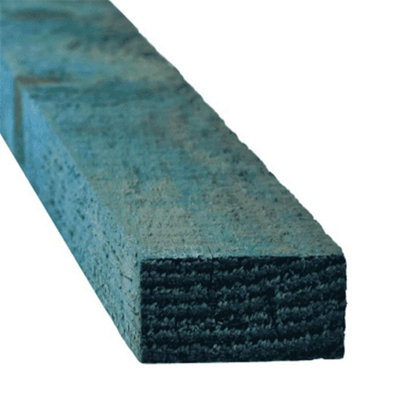Pack of 10 (Total 10 Units) -Kiln Dried Blue Treated Sawn Batten- 25mm ...