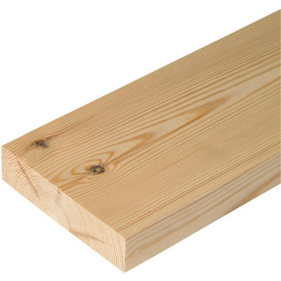 Pack of 10 (Total 10 Units) - Planed All Round Redwood Timber- 150mm (W ...
