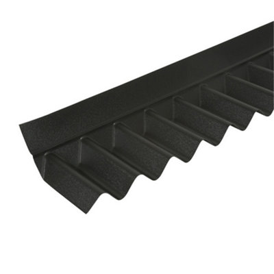 PACK OF 10 (Total 10 Units) - Premium Apron Flashing Black 930mm Long ...