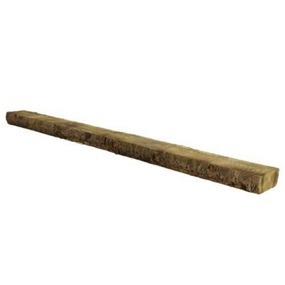 Pack of 10 (Total 10 Units) - Premium Rustic Treated Sleeper - 200m (W) x 100mm (H) x 2400mm (L)