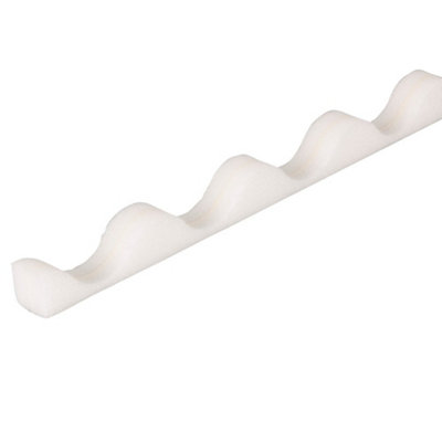 Pack of 10 - White Eaves Fillers For Corrugated Roofing Sheets Fits 3 ...