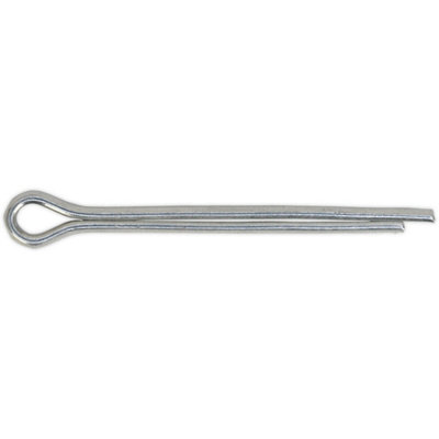 Pack of 100 Zinc Plated Split Pins - 2.4mm x 25mm Metric Cotter Pins ...