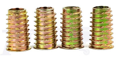 Pack of 12 M10 D-Type Insert Nuts (D Nuts) strong permanent thread for ...