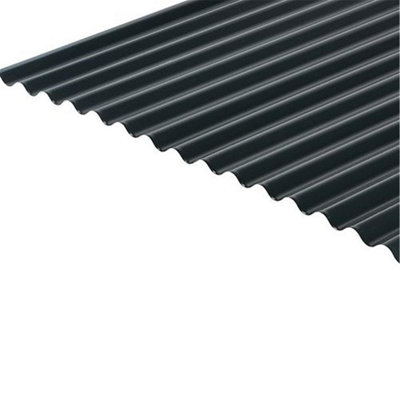 PACK OF 15 (Total 15 Units) - 0.5mm Metal Corrugated Roof Sheet (13/3 ...