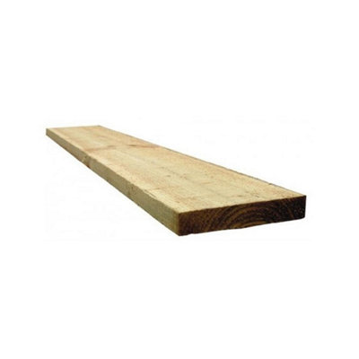 Pack of 15 (Total 15 Units) - 22mm Sawn Carcassing Green Treated - 22mm ...