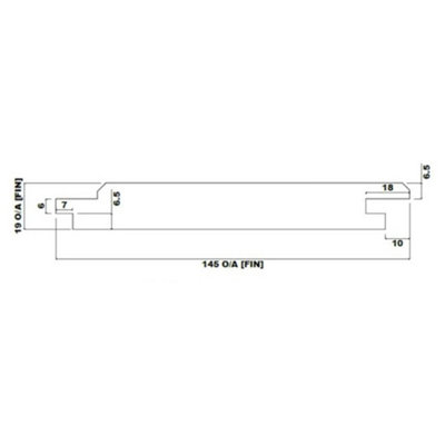 PACK OF 15 (Total 15 Units) - 25mm x 150mm (19mm x 145mm Finish) Planed ...