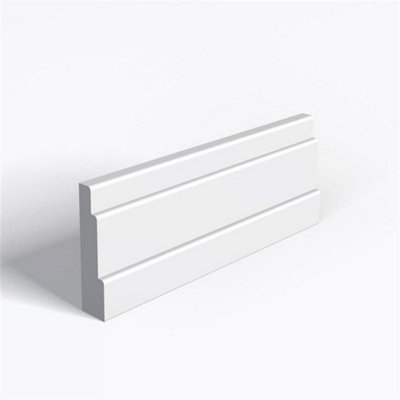 Pack of 15 (Total 15 Units) - Moisture Resistant MDF Primed Fitzroy ...