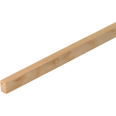 Pack of 15 (Total 15 Units) - Planed All Round Redwood Timber- 25mm (W ...