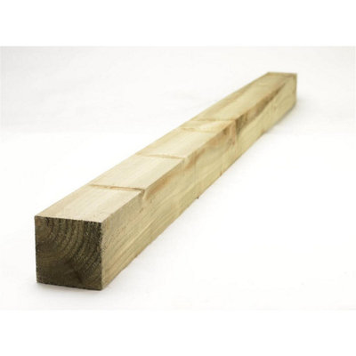 Pack of 15 (Total 15 Units) - Premium Green Treated Timber Post - 100mm ...