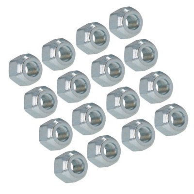 Pack of 16 M10 Conical Trailer Wheel Nuts for Suspension Hub M10x1.25 ...