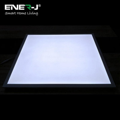 Pack of 2, 60x60 Slim Backlit Recessed LED Panels, 40W, 3800Lm, 4000K