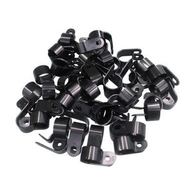 Pack of 2 Black Blue Plastic 68mm Round Soffit Air Vents Push in Roof ...