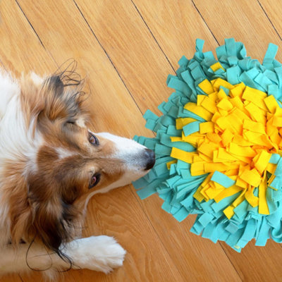 Pack of 2 Connectable Snuffle Mat for Pets Engaging Slow Feeding ...