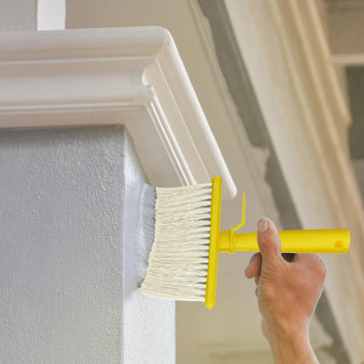 Pack Of 2 Emulsion Masonry Paint Brush Rough Surfaces Vinyl Fillings ...