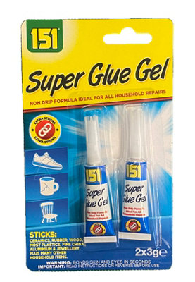 Pack of 2 Glue Gel 3gm Strong Adhesive