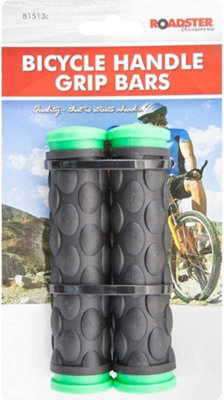 Pack Of 2 Pairs Bicycle Hand Grip Handle Bars Non Slip Soft Cycle