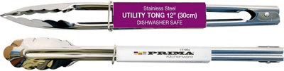 Pack Of 2 Stainless Steel Utility Tong 12 Inch Kitchen Serving Catering ...