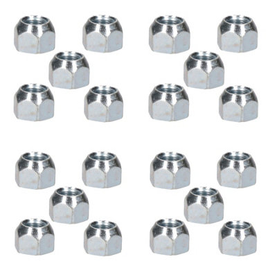 Pack of 20 M12 x 1.5 Conical Wheel Nuts Nut For Trailer Suspension Hubs ...