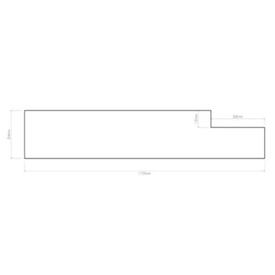 PACK OF 20 (Total 20 Units) - 38mm x 175mm (32mm x 170mm Finish)PAR ...