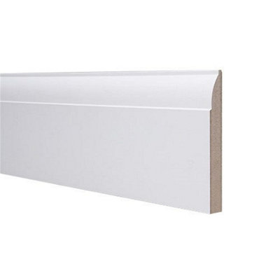 Pack of 20 (Total 20 Units) - Moisture Resistant MDF Primed Skirting ...