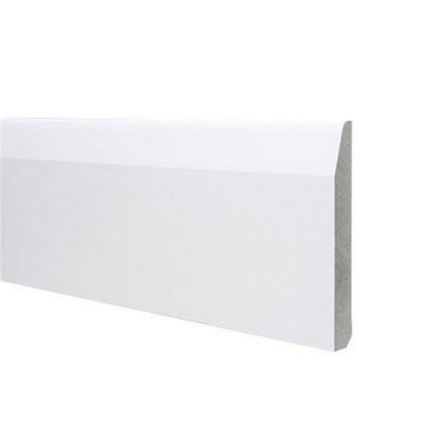 Pack of 20 (Total 20 Units) - Moisture Resistant MDF Primed Skirting ...