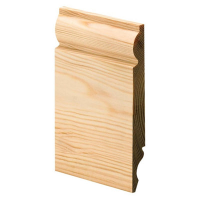 Pack of 20 (Total 20 Units) - Pine Reversible Torus/Ogee Skirting ...