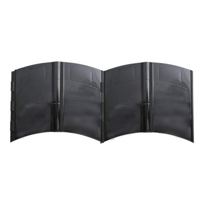 Pack of 24 Solar-Powered LED Garden Lawn Edging, Attractive Hammer-In ...