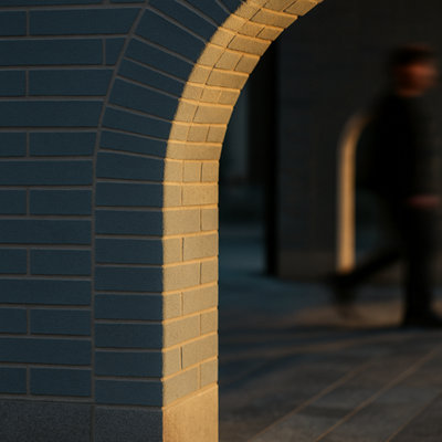Pack of 250 facing bricks - Kenoteq K-Briq Gullane Cyan Light ...