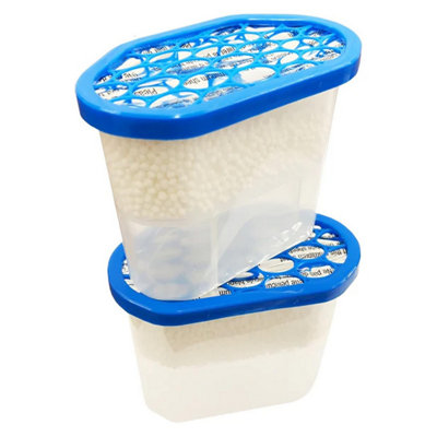 Pack of 3 500ml Moisture Absorbent Interior Damp & Mould Preventing ...