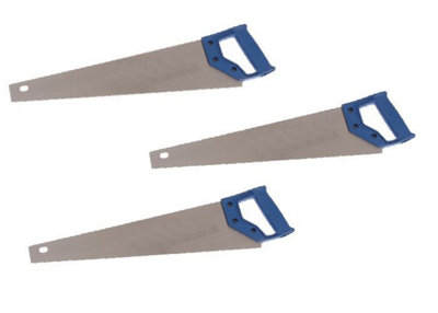 Pack of 3 Bahco 244 Hardpoint 20in 7tpi Handsaw 500mm BAH24420N 244-20 ...