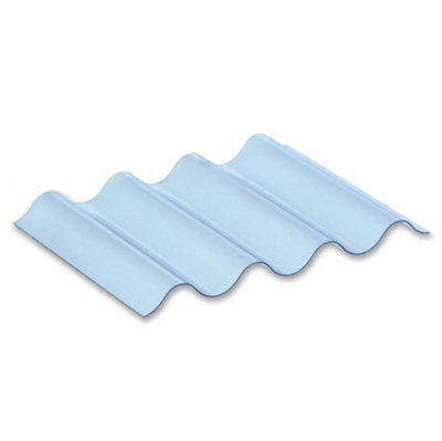 Pack of 3 - High Impact Clear Sunruf PVC Corrugated Roofing Sheets with ...