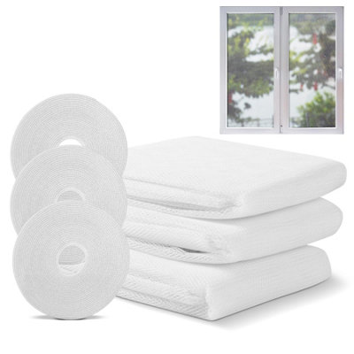 Pack of 3 Mesh Net Window Screen Fly Mosquito Moth Bug Netting ...