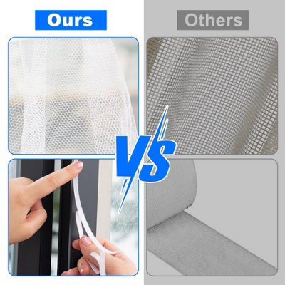 Pack of 3 Mesh Net Window Screen Fly Mosquito Moth Bug Netting ...