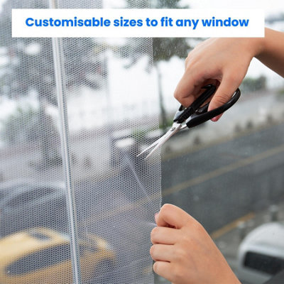 Pack of 3 Mesh Net Window Screen Fly Mosquito Moth Bug Netting ...