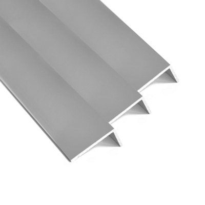 Pack of 3 - nielsen Aluminium L-Shaped Angle Profile, Matt Anodized ...