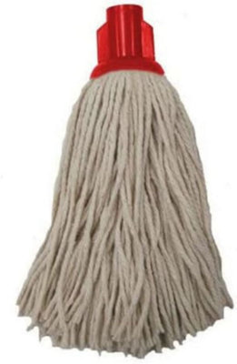 Pack Of 3 Push Fit Socket Mop Head Cotton Plastic Size 12 200G
