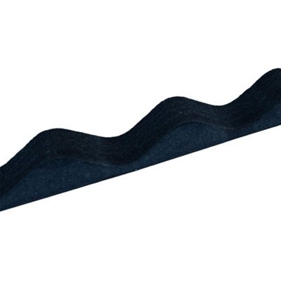 Pack of 4 - Black Iron Profile Eaves Fillers 76/18mm Foam Inserts For ...