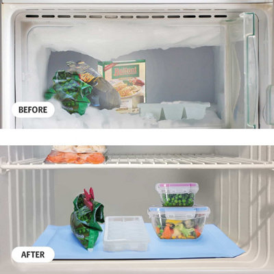 Pack of 4 Freezer Mats for Frost Prevention - Insulated Mats for ...