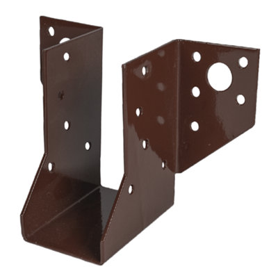 Pack of 4 - Heavy Duty Powder Coated Face Fix Joist Hanger - Pergola ...
