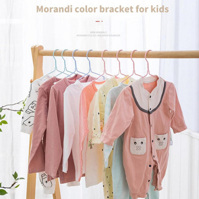 Pack of 40 Bright Mixed Multi-Colour Galvanised Coat Clothes Hangers ...