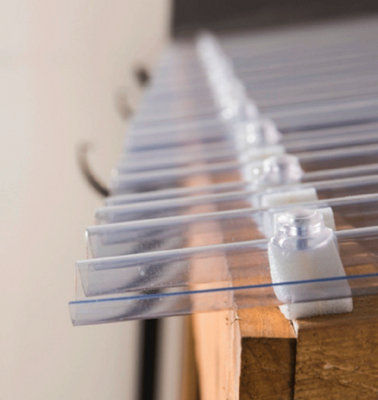 Pack of 5 - Clear Sunruf Mini Profile Corrugated PVC Roofing Sheets ...