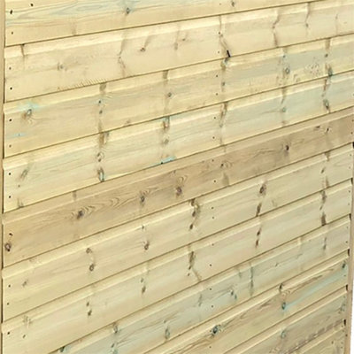 PACK OF 5 - Deluxe 12mm Pressure Treated Tongue Groove Timber Boards ...