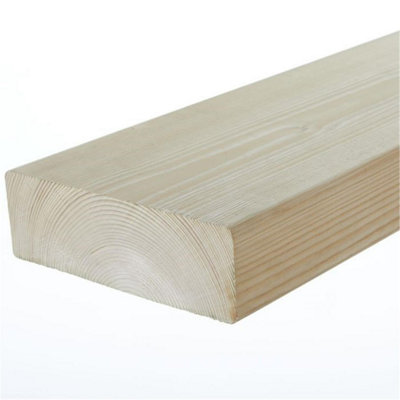 Pack of 5 (Total 5 Unit) Green Treated Planed Treated C24 Timber - 47mm ...