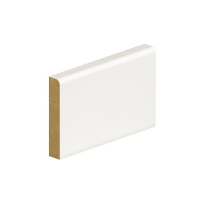 PACK OF 5 (Total 5 Units) - 14.5mm Thick Primed MDF Round One Edge ...