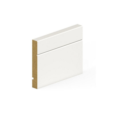 PACK OF 5 (Total 5 Units) - 18mm Thick Primed MDF Dual Purpose Single ...